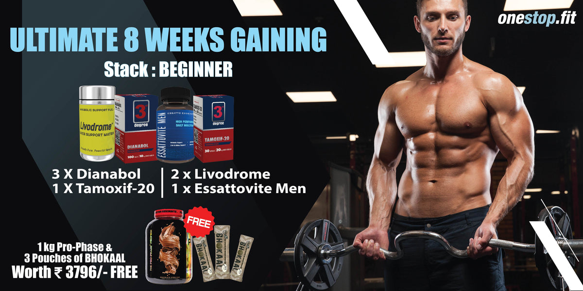 ULTIMATE 8 WEEKS GAINING STACK FOR BEGINNERS – onestop.fit
