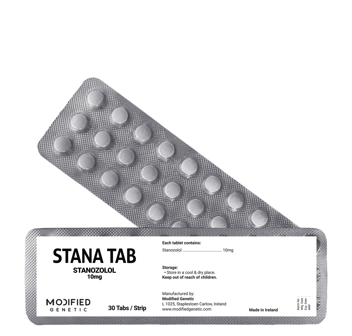 MODIFIED GENETIC STANA TAB : Powerful stanozolol for for perfect shred ...